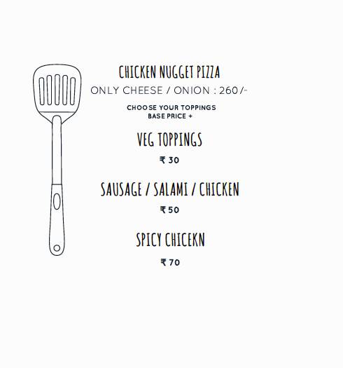 Menu at Books & Bricks Cafe, Srinagar