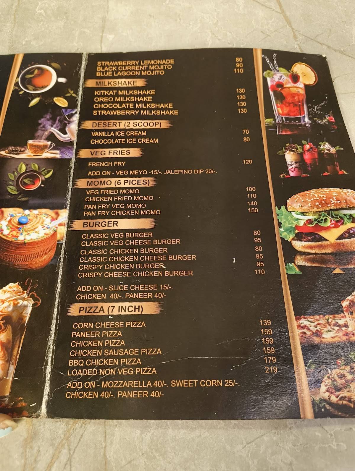 Menu at CHAYER BARI MADHYAMGRAM, Kolkata