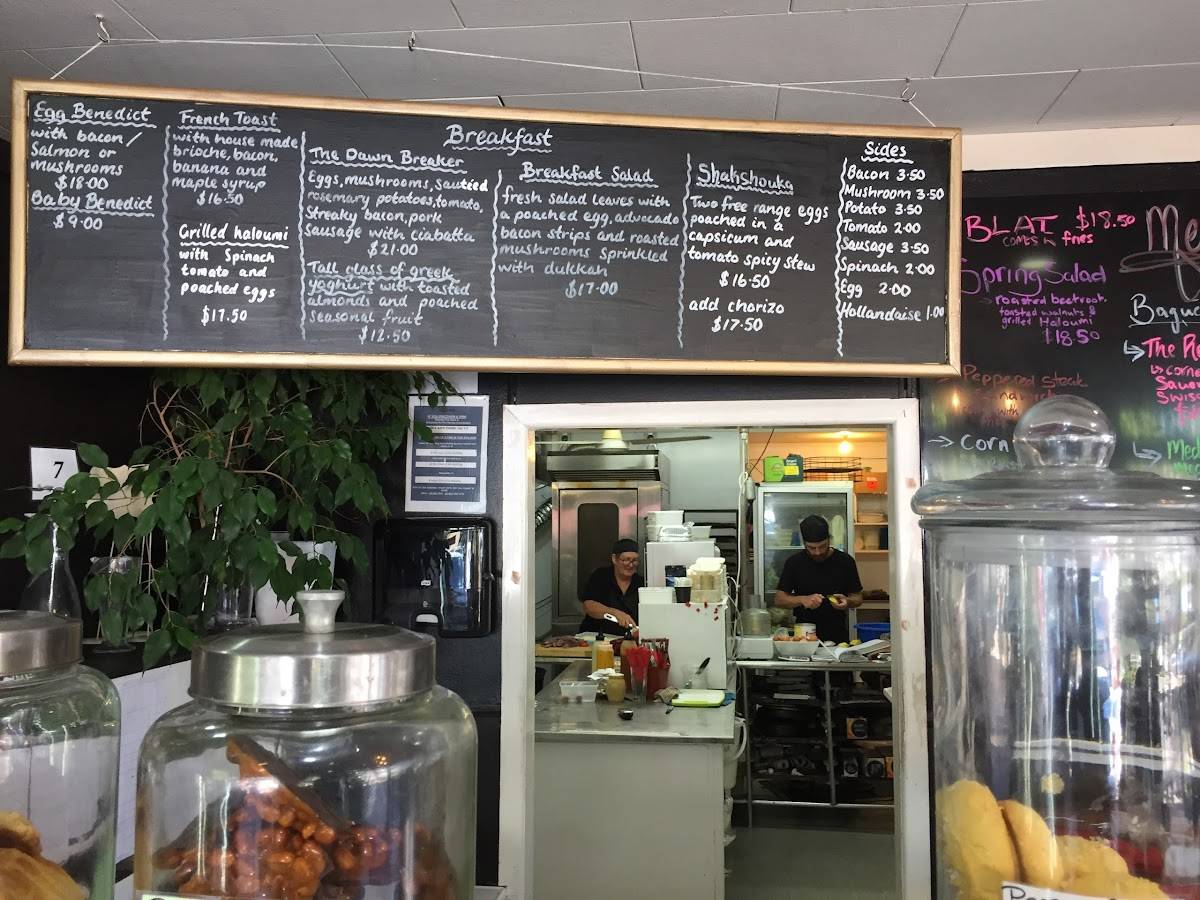 Carta de Cafe Coco, Whakatane