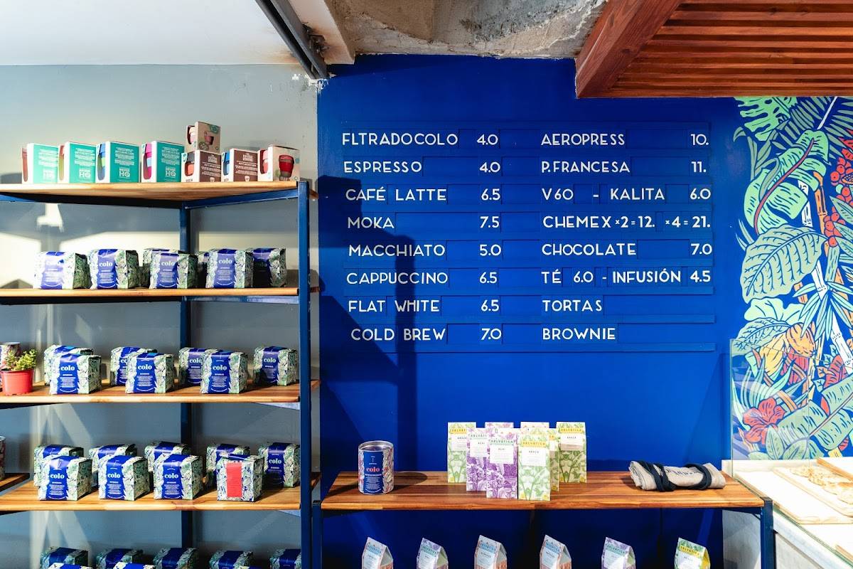 Carta del café Colo Coffee Emprendu, Bogotá, Cra. 13 #83 - 19