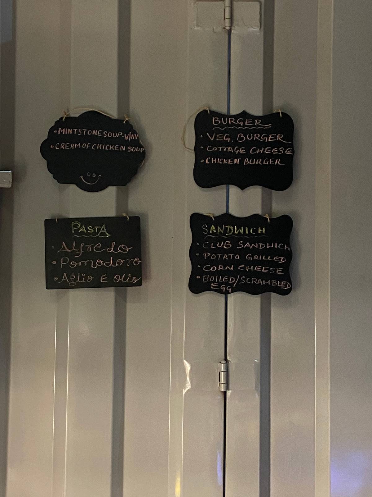 Menu at Cafe Conki, Puri