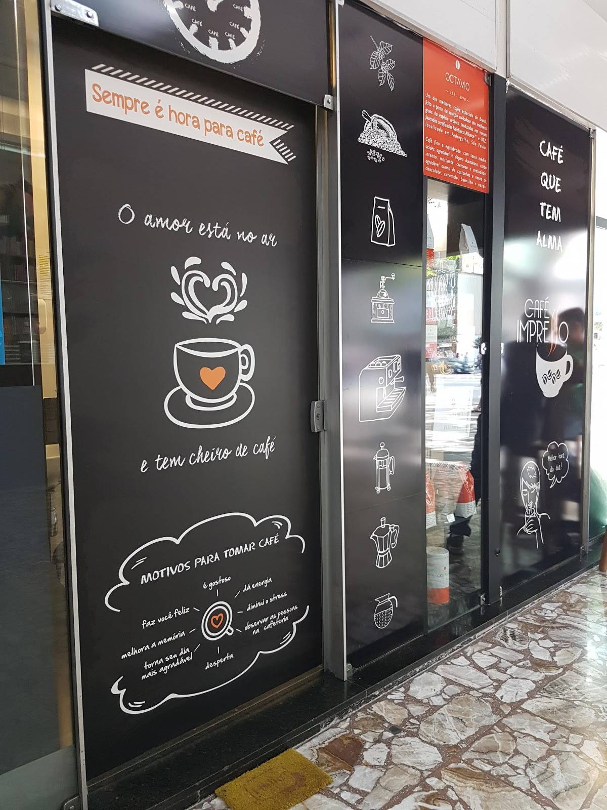 Menu em Café Impresso, São Paulo, Av. Paulista