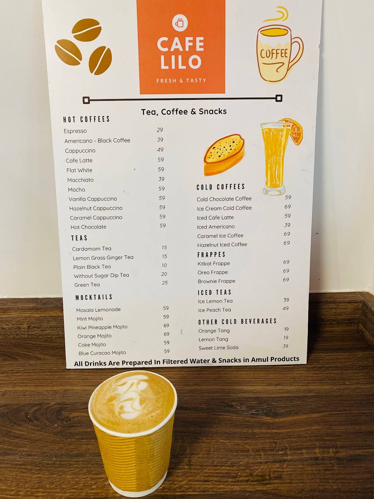 Menu at Cafe Lilo, Thane