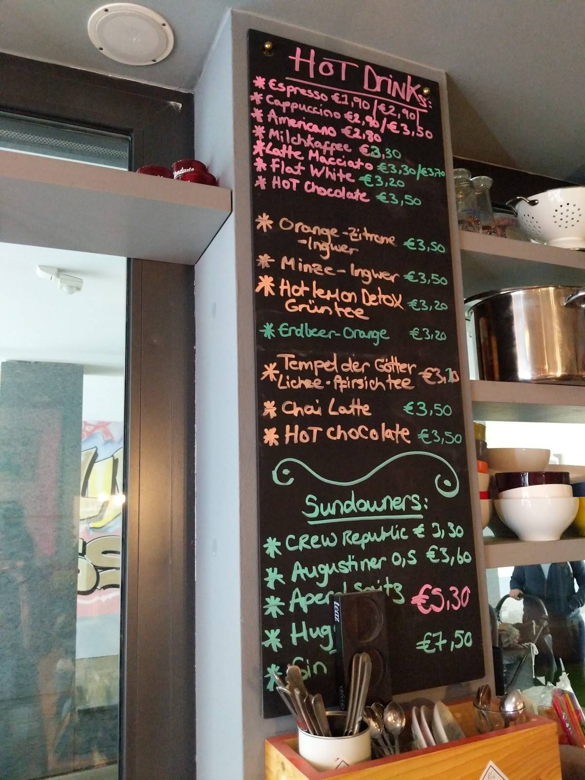 Speisekarte von Cafe Reed München, München