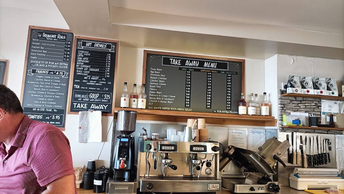 Menu at Taste cafe, Linlithgow