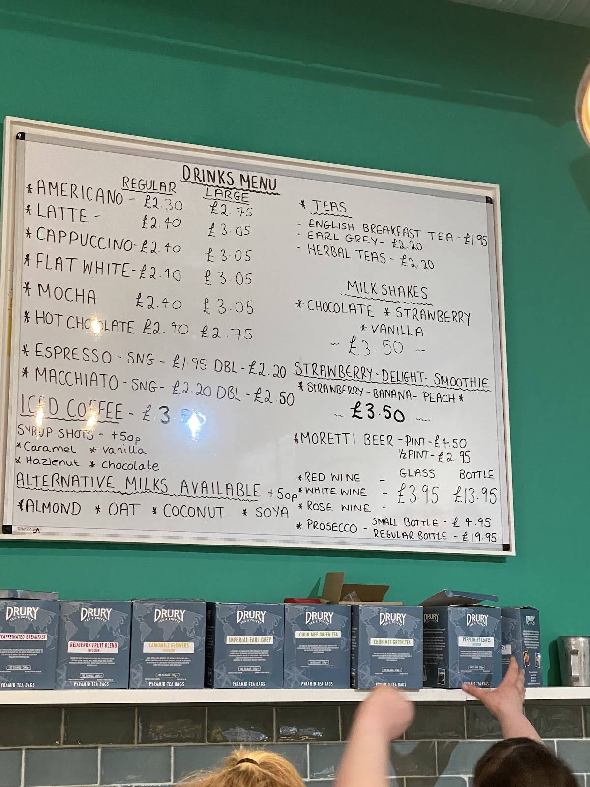 Menu at The Second Home cafe, Orpington