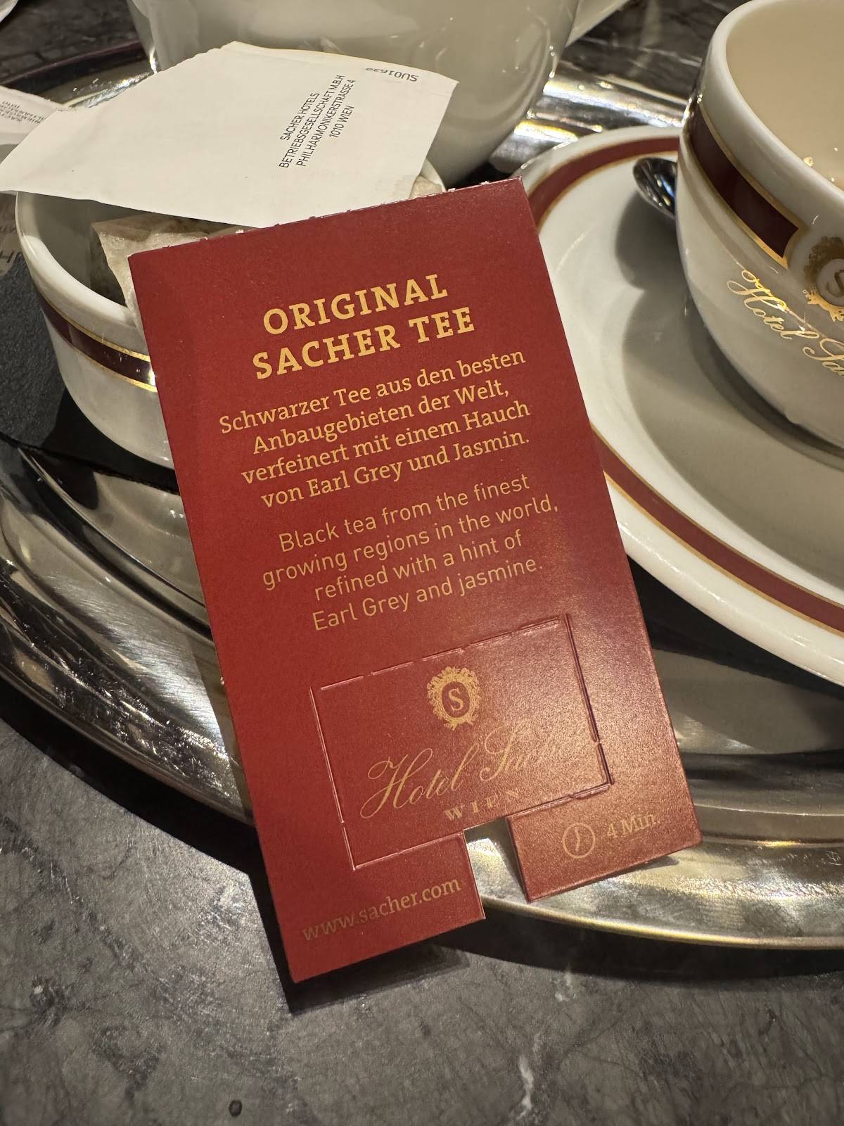 Speisekarte von Caffè Sacher Trieste cafe, Triest