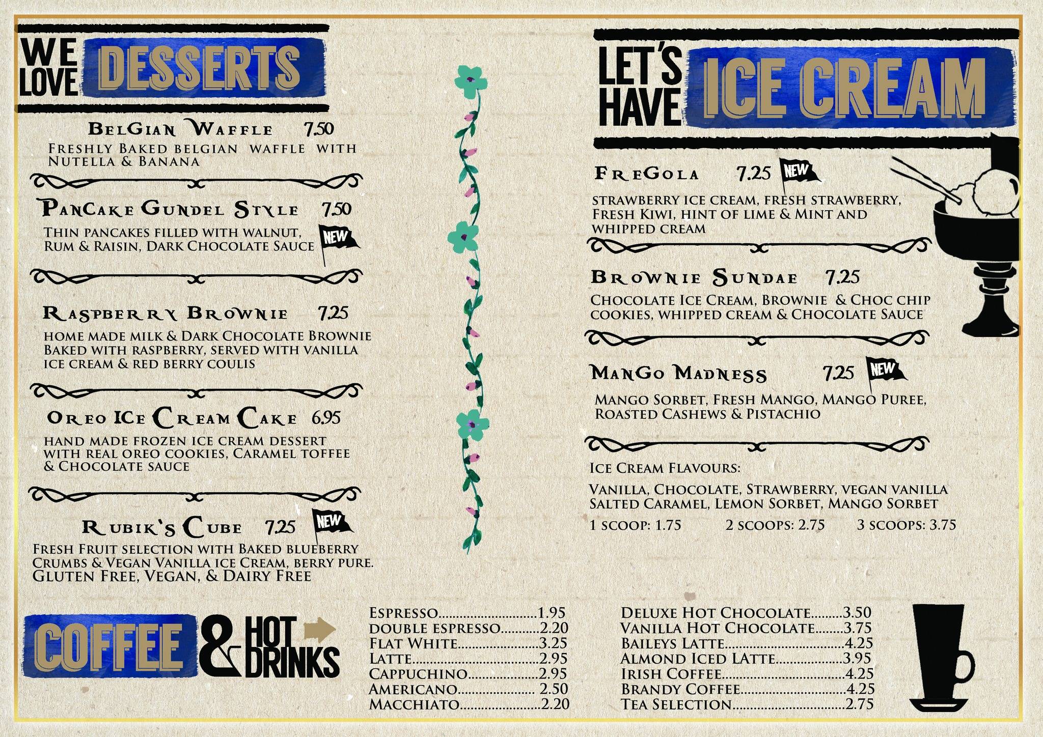 Menu at Calico Jack Restaurant & Bar, Skipton