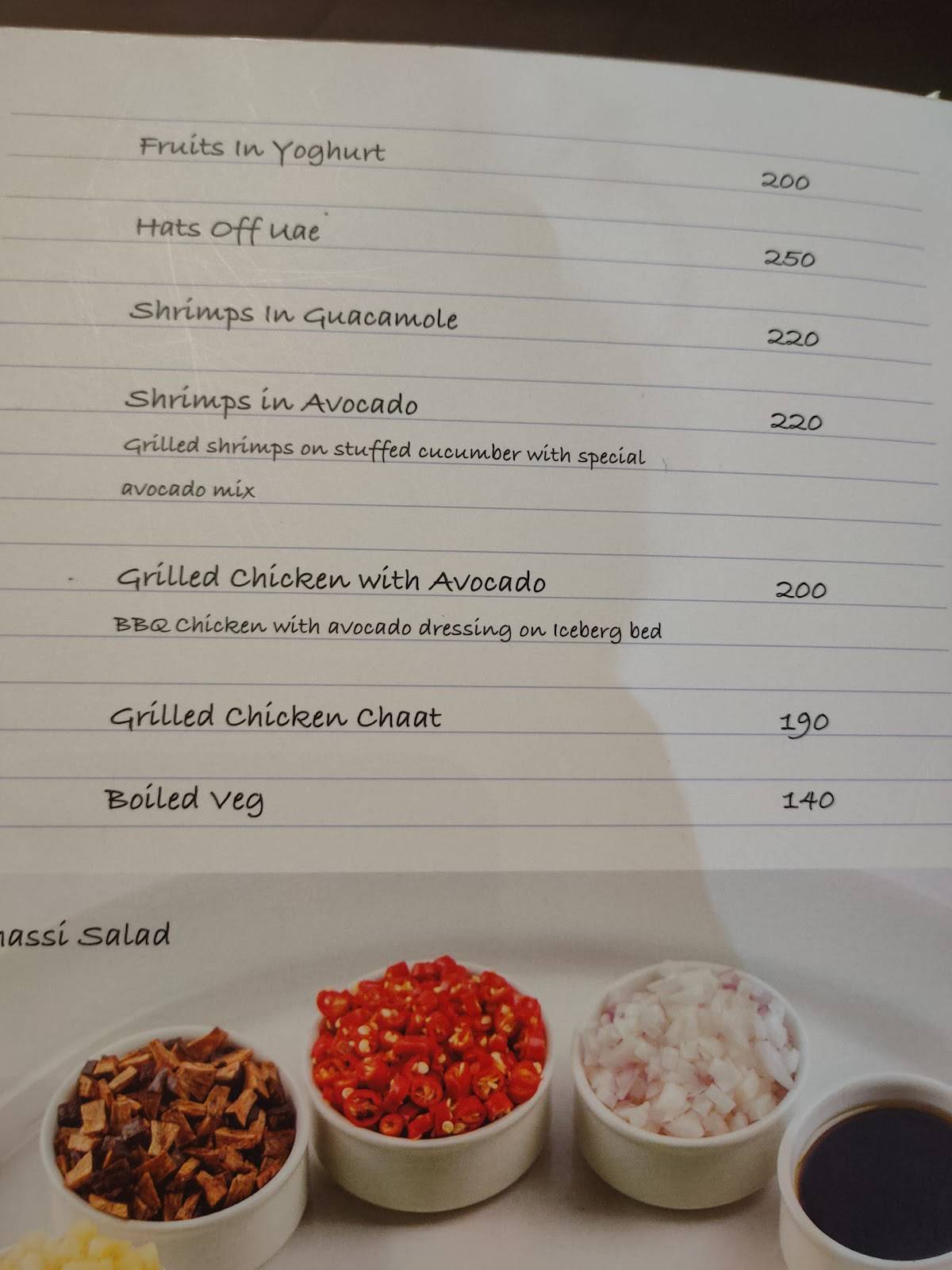 Menu at Calicut Notebook Restaurant, Ernakulam, Indian Express Building