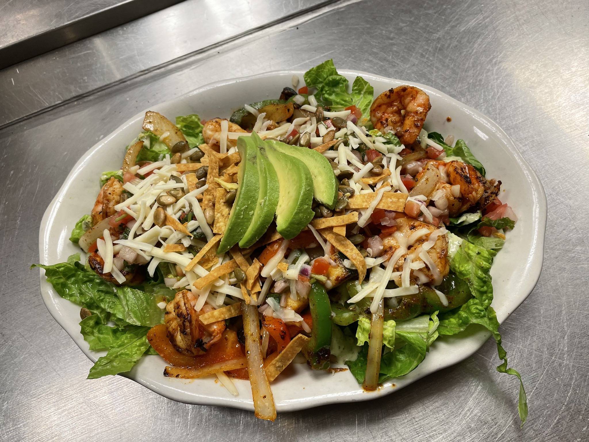 Carta del postres California Style Guacamole Mexican Grill, Spartanburg