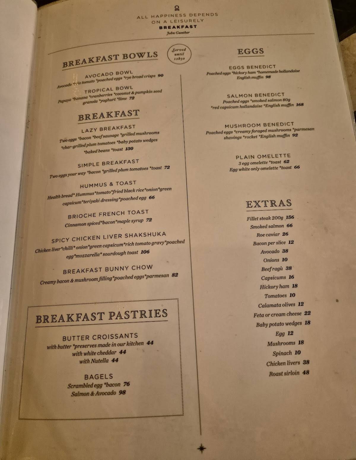 Menu at Life Grand Cafe Waterfront, Cape Town, 2 Pierhead Road