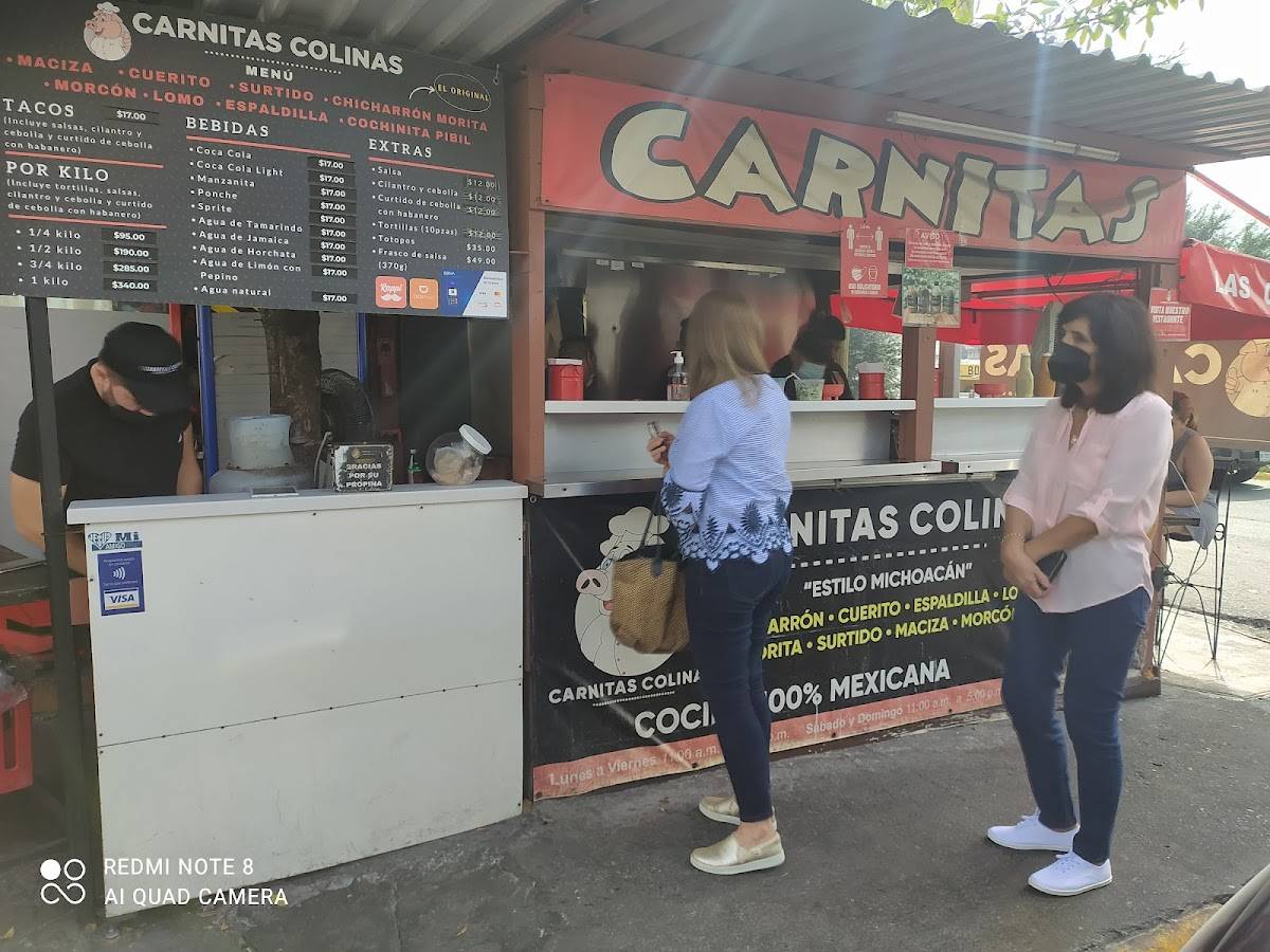 Carta del restaurante Carnitas Colinas Express, Monterrey