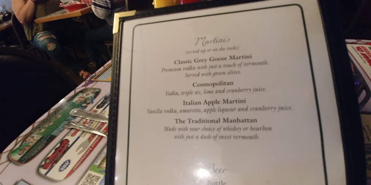 Menu at Casa Lu Al restaurant, Lima