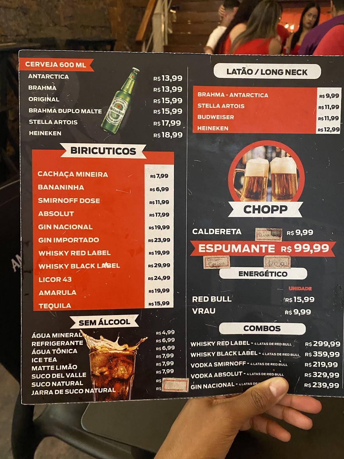 Menu em Casa de Malandro pub & Bar, Rio de Janeiro, Rua Clara Nunes