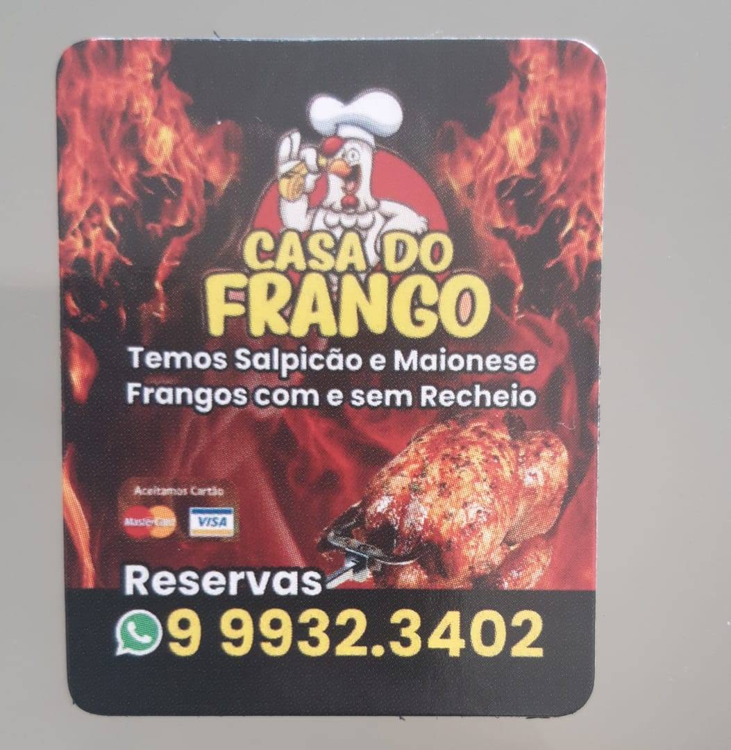 Menu em Casa do frango restaurante, Tubarão