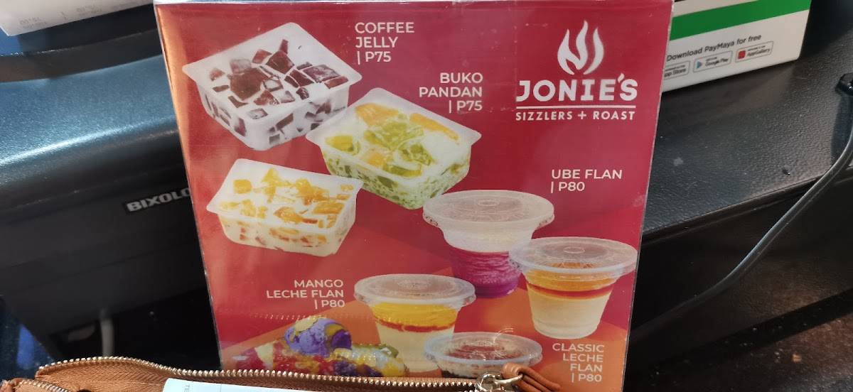 Menu at Jonie's Sizzlers & Roast restaurant, Cebu City, 8W69+59Q