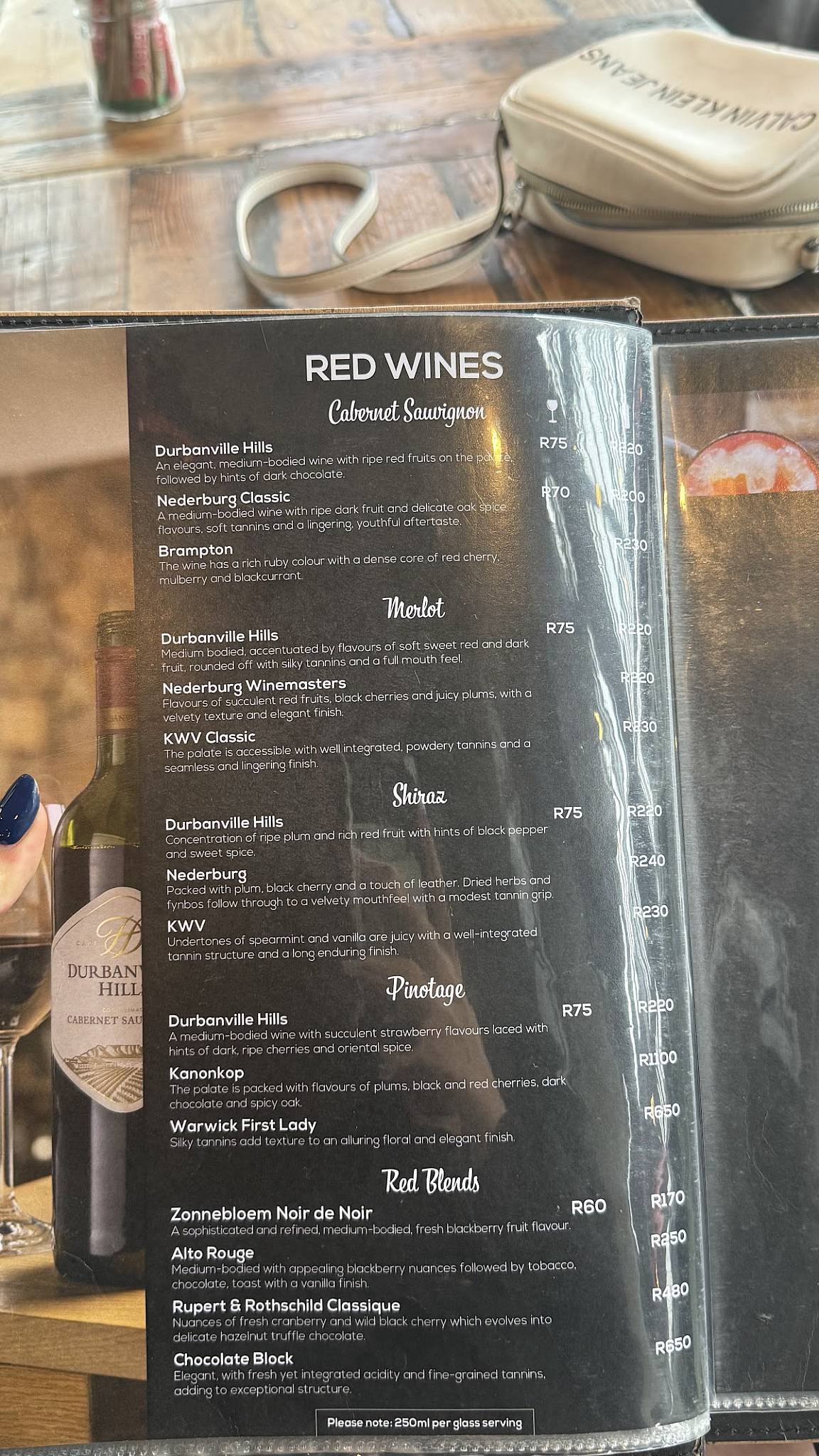 Menu at Industrial Works restaurant, Centurion