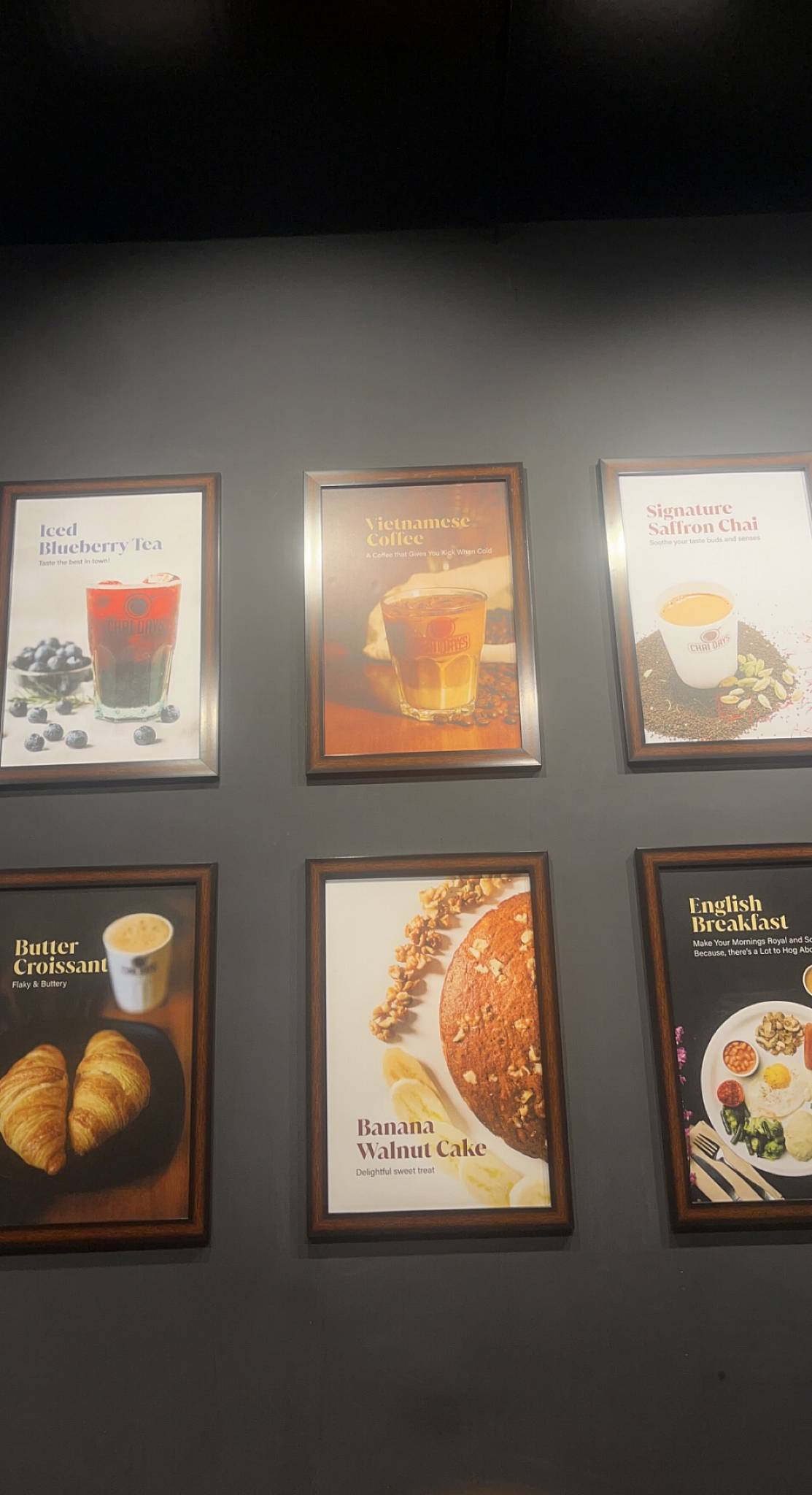 Menu at Chai Days HRBR Layout, Bengaluru