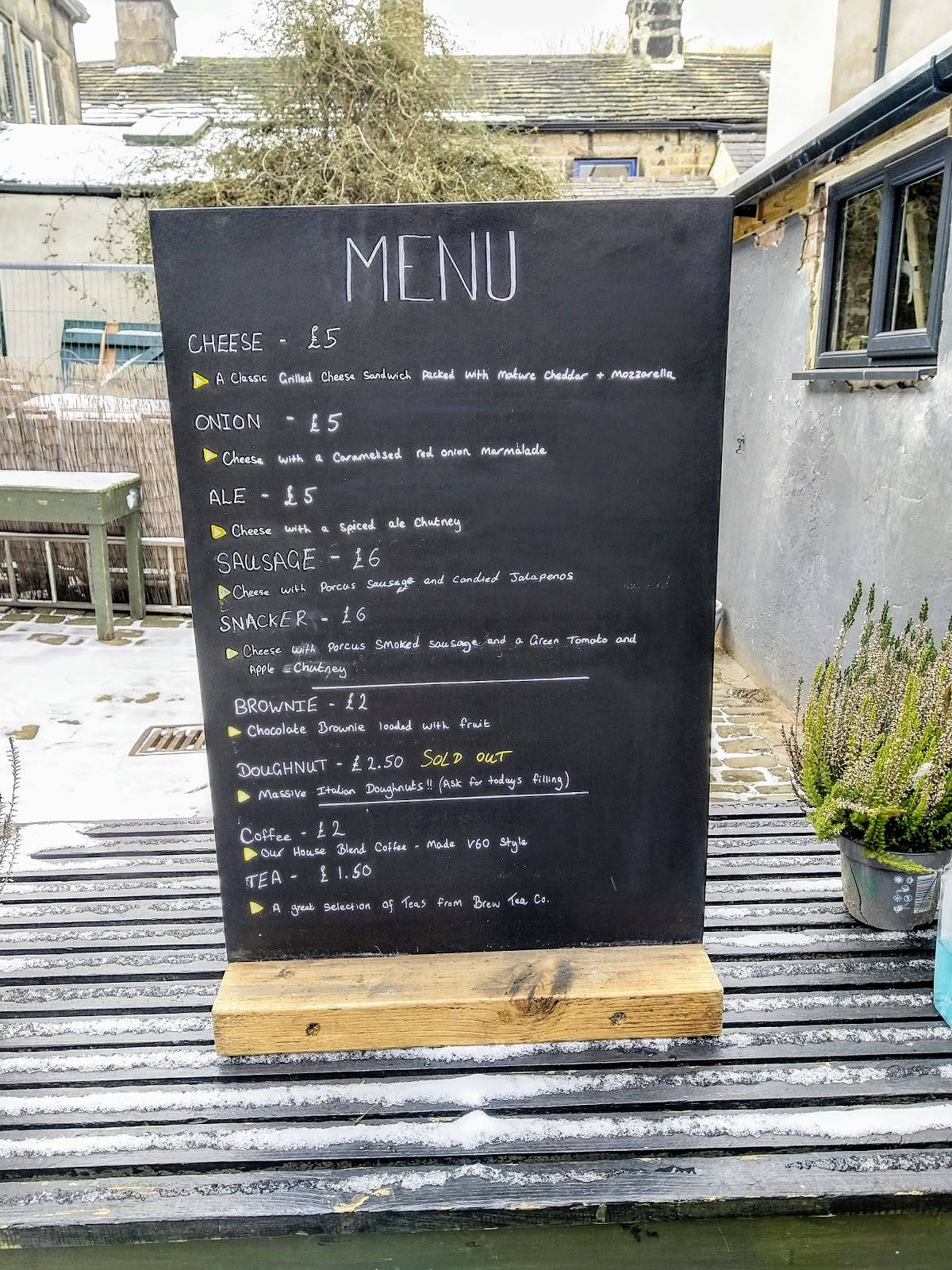 Menu at Cheesus at The Yard pub & bar, Hebden Bridge
