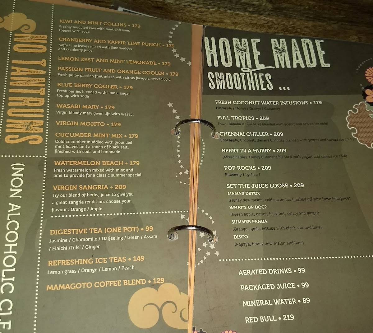 Menu at Mamagoto, KNK Road Chennai, Chennai, Shop No. 9