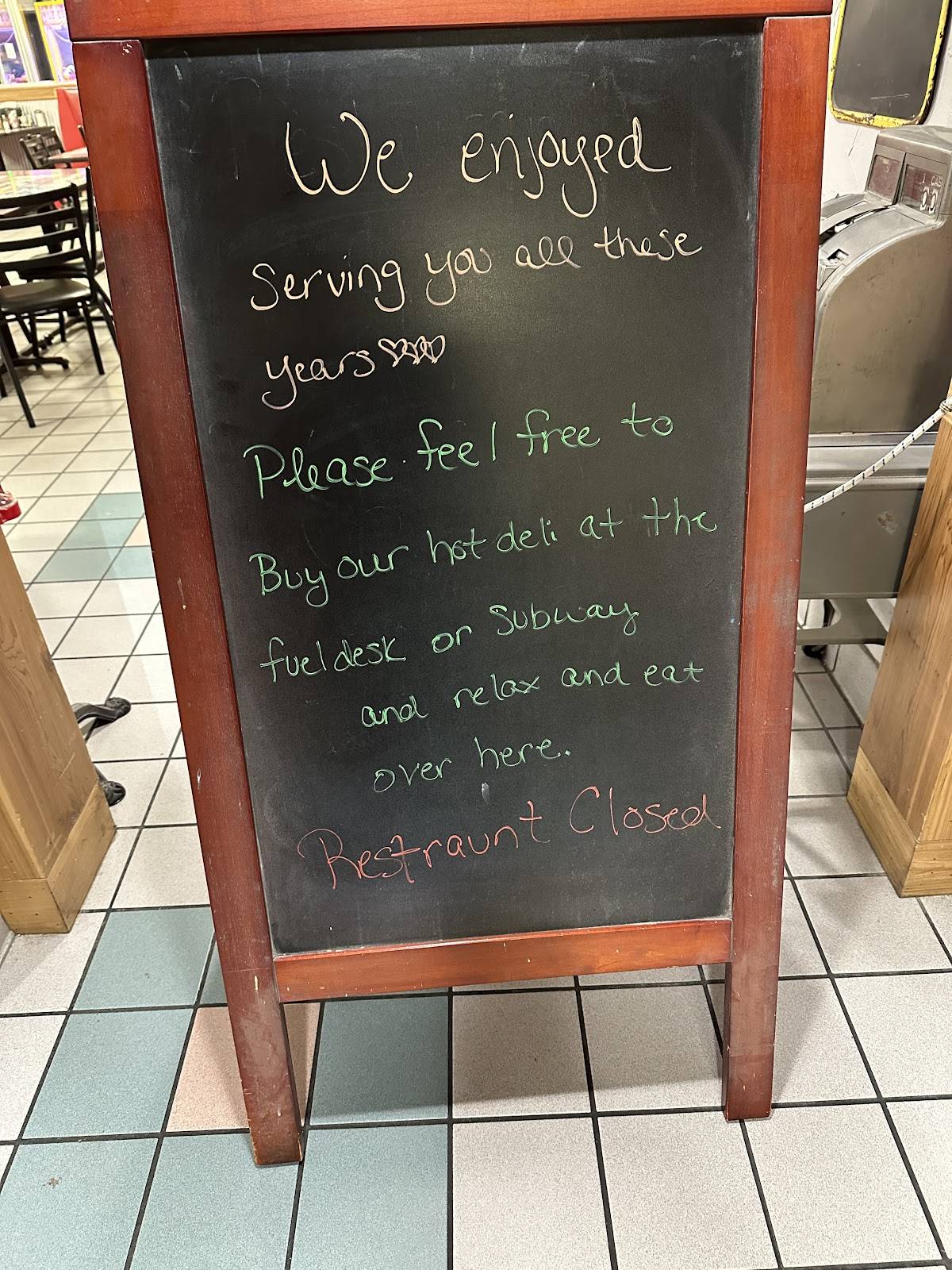Menu at Cherokee Restaurant, Big Cabin