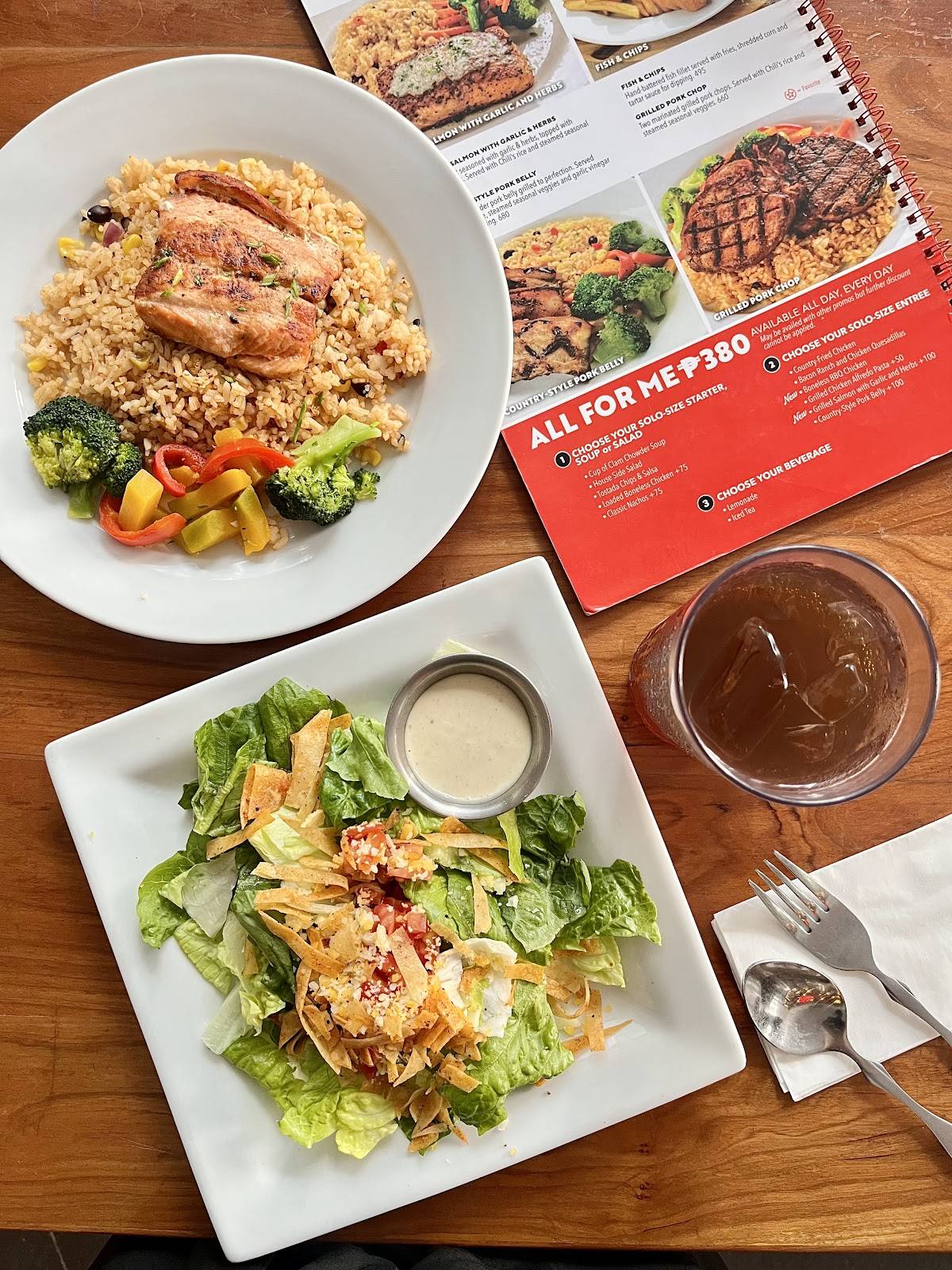 Menu at Chili's Uptown Mall, BGC restaurant, Taguig
