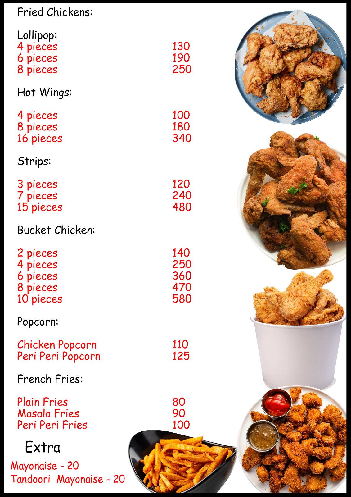 Menu at Arrow Hub (Authentic pizza), Chittoor