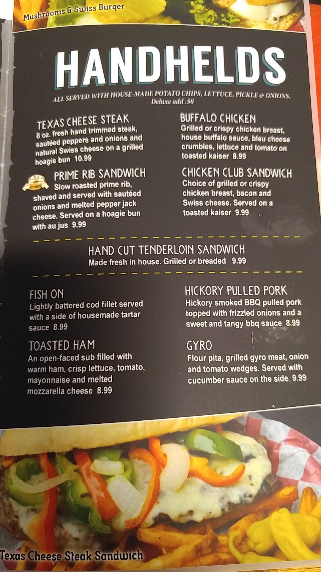 Menu at Chubbies Pub And Grub, Syracuse