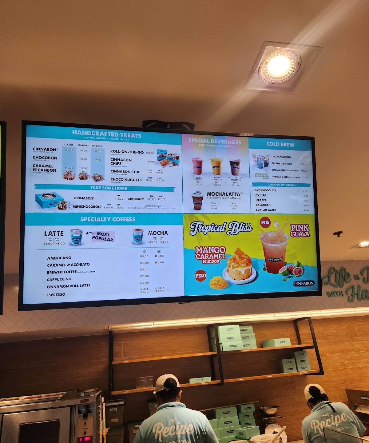 Menu at Cinnabon - SM North Edsa restaurant, Quezon City, 1115 Epifanio ...
