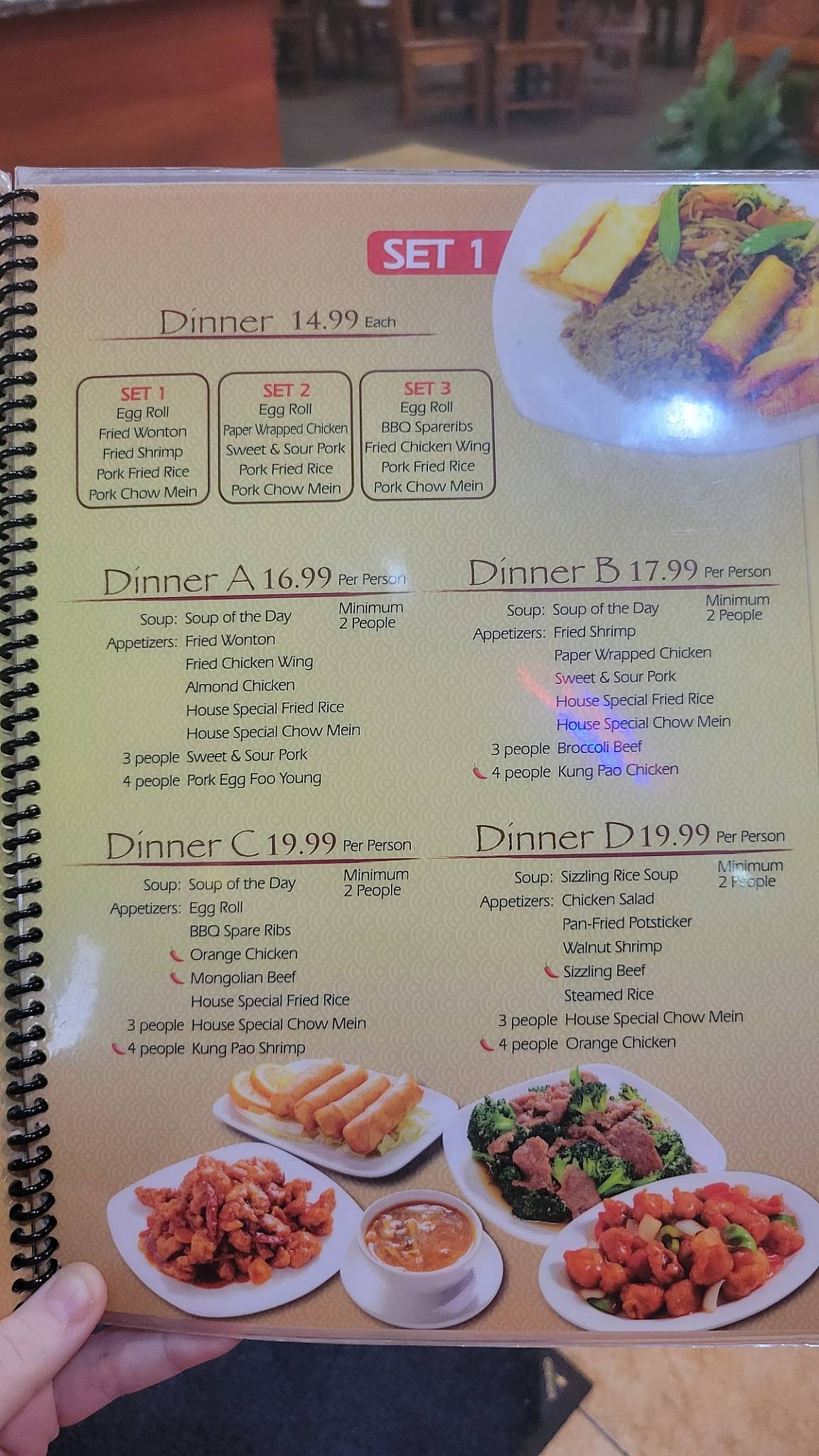 Menu at Four Seasons Chinese Restaurant, Clovis