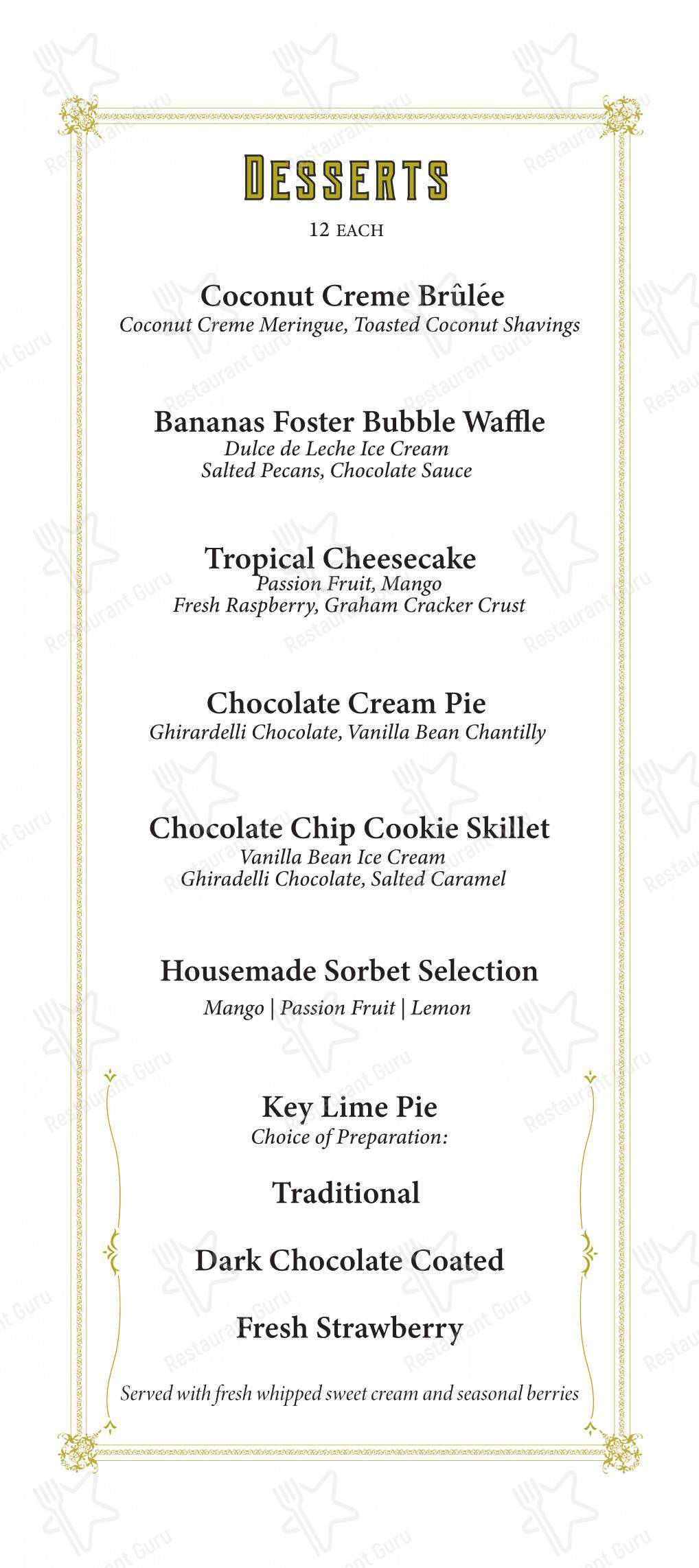 Menu at Coastal Fish Company restaurant, Memphis