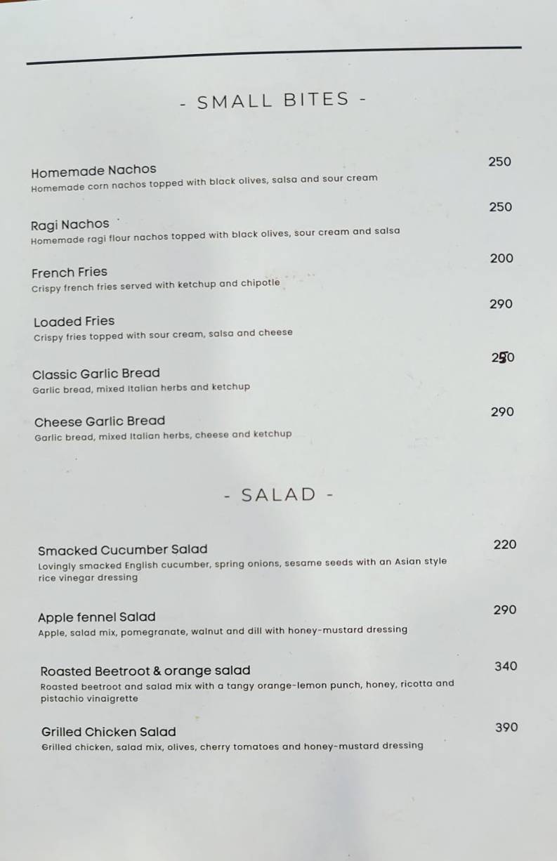 Menu at Coffee Bond, New Delhi, Shop No. 4 Local Shopping Complex