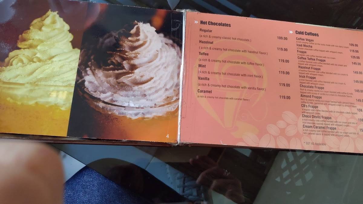 Menu at Coffee Break, Rangpo, Opp. Indian Oil Petrol Pump