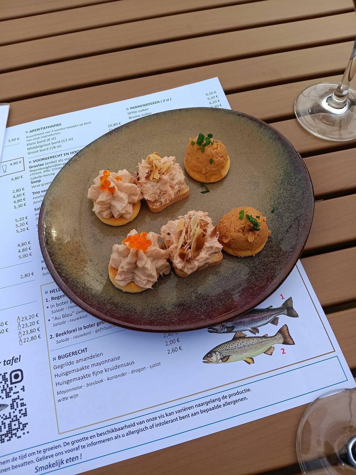 Menu au Commanderie 7, Fourons