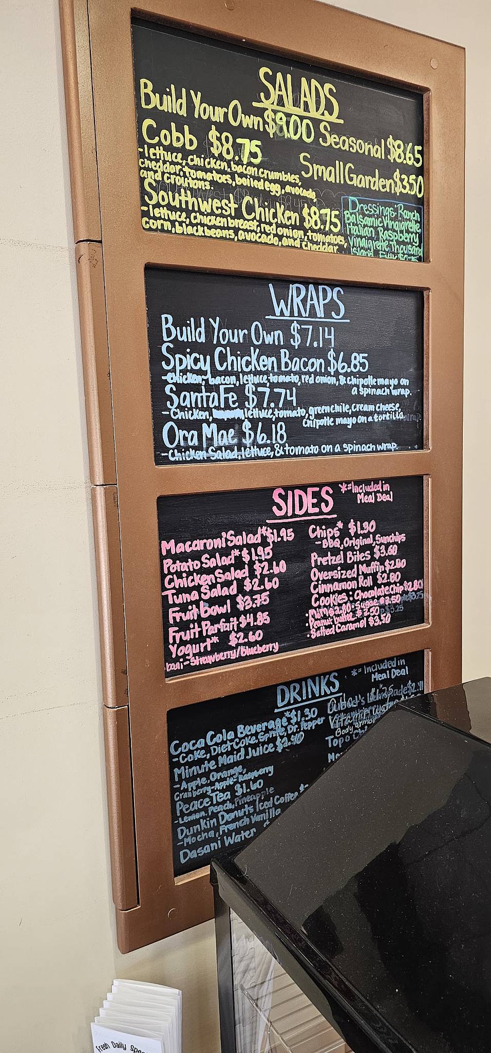 Menu at Copper Café cafe, Marana