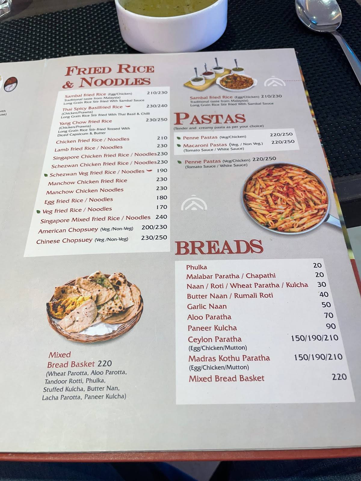 Menu at Copper Kitchen, Puducherry