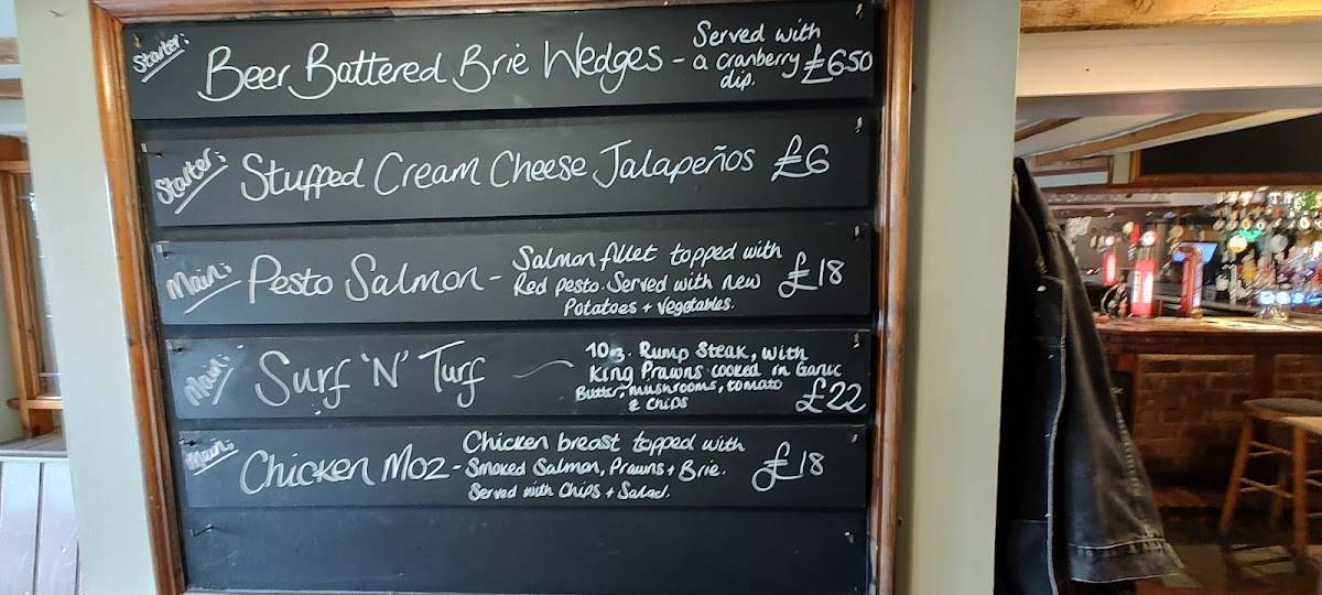 Menu at Red Lion Corley Moor pub & bar, Coventry, Wall Hill Rd