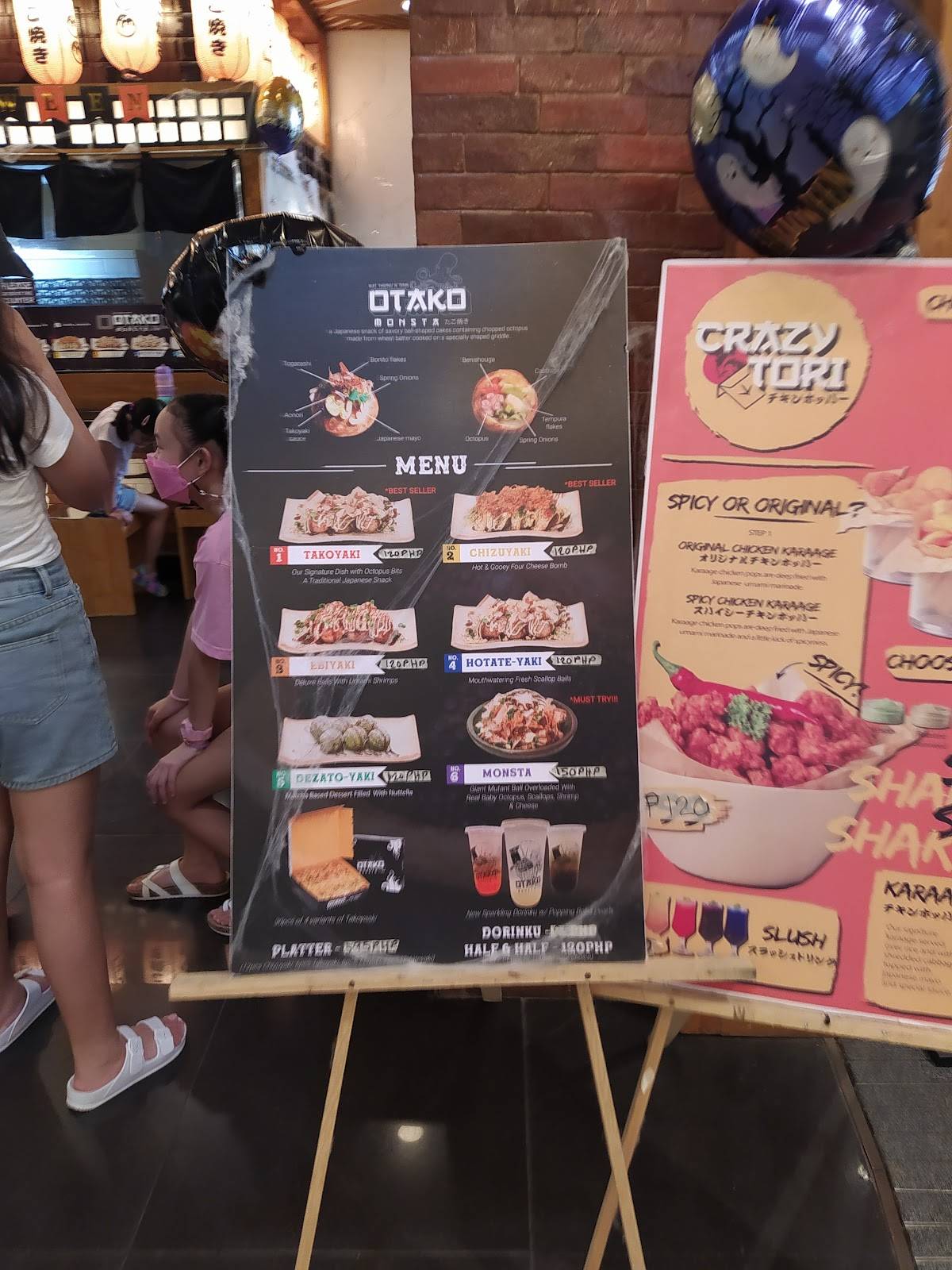 Menu at Crazy Tori - Festive Walk Mall restaurant, Iloilo City