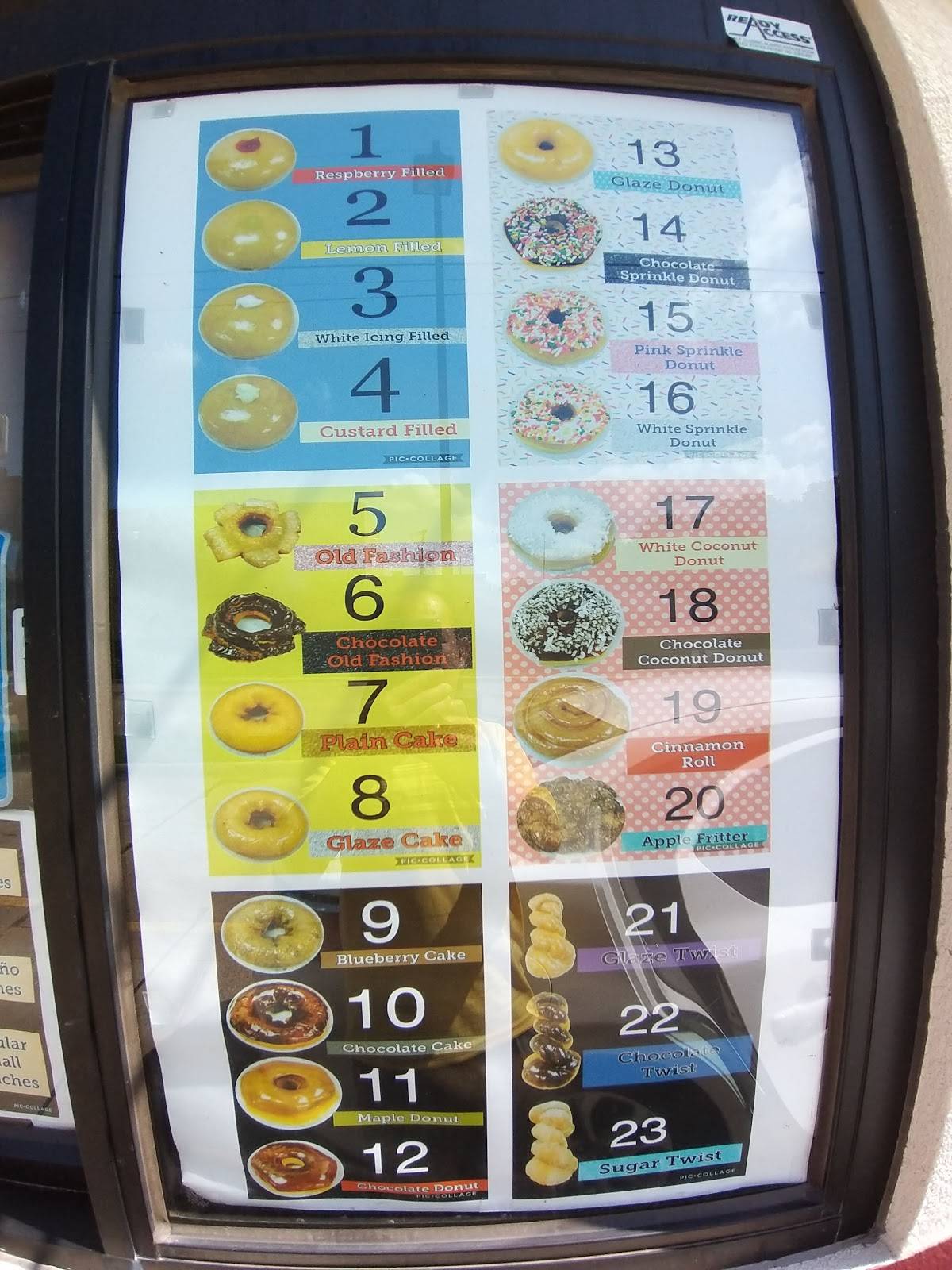 Menu at Crispy Donut North Market restaurant, Shreveport, N Market St