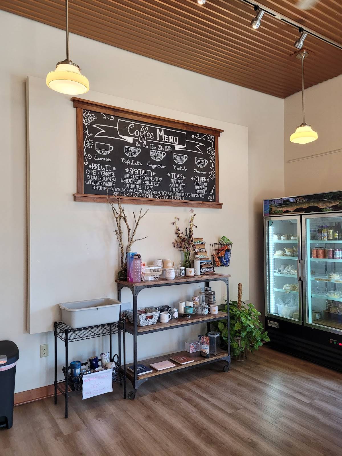 Menu at Crossroads Coffeehouse cafe, Cross Plains