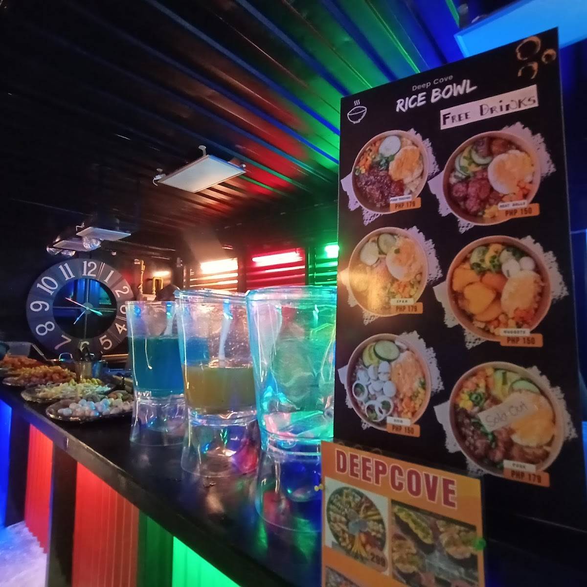 Menu at Cubixpark restaurant, Iloilo City