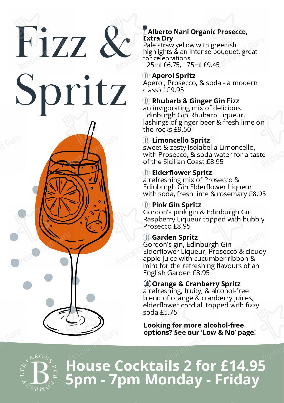 Menu at Curious Pig in the Parlour pub & bar, Copthorne