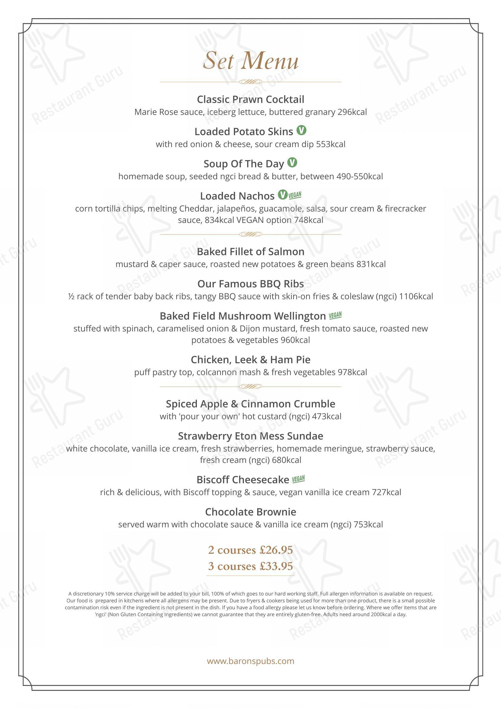 Menu at Curious Pig in the Parlour pub & bar, Copthorne