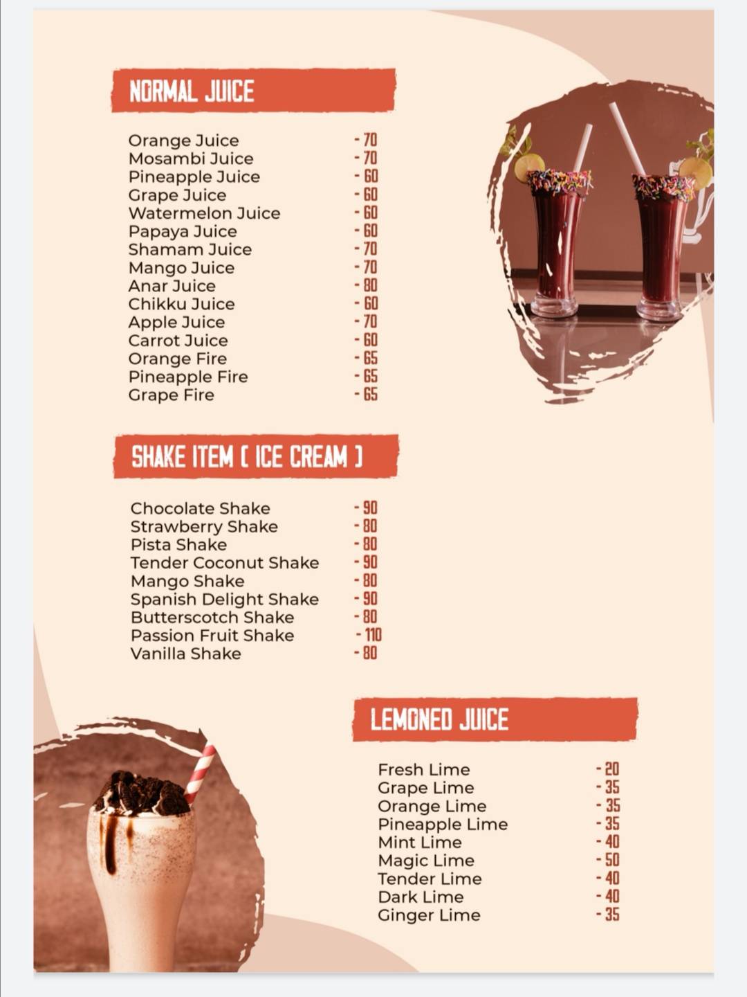 Menu at DBC'91 Resto Cafe, Sasthamcotta