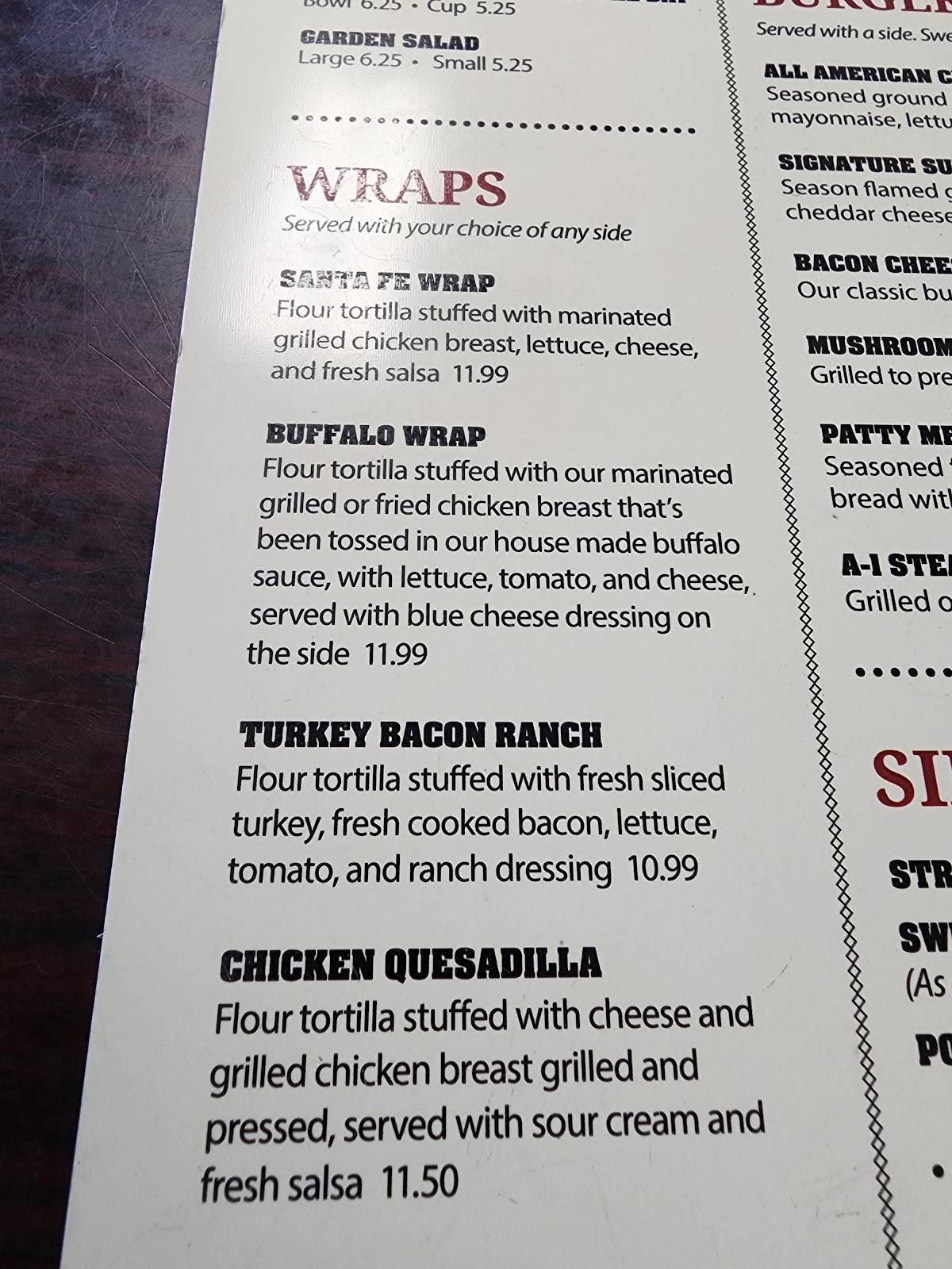 Menu at Darrell's Diner restaurant, Wildwood, Burnsed Blvd #210