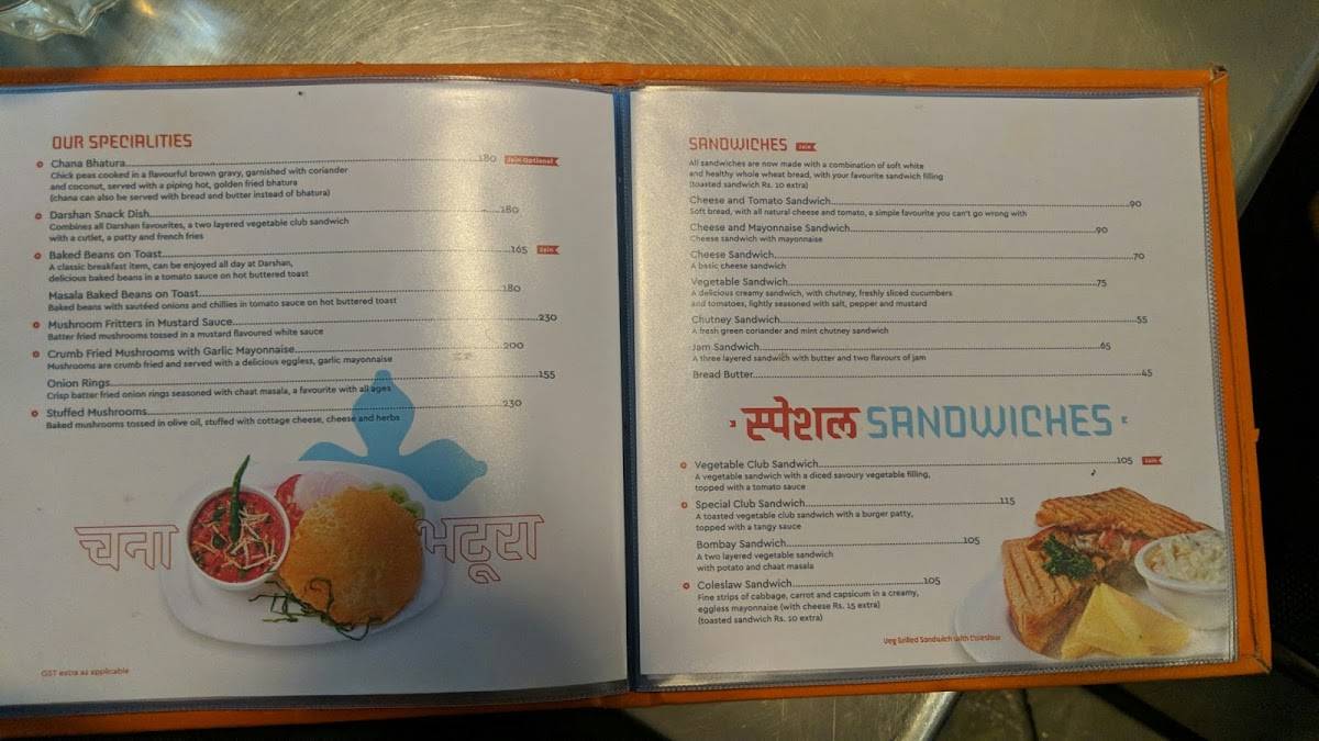 Menu at Darshan Restaurant, Pune, 759 / 60