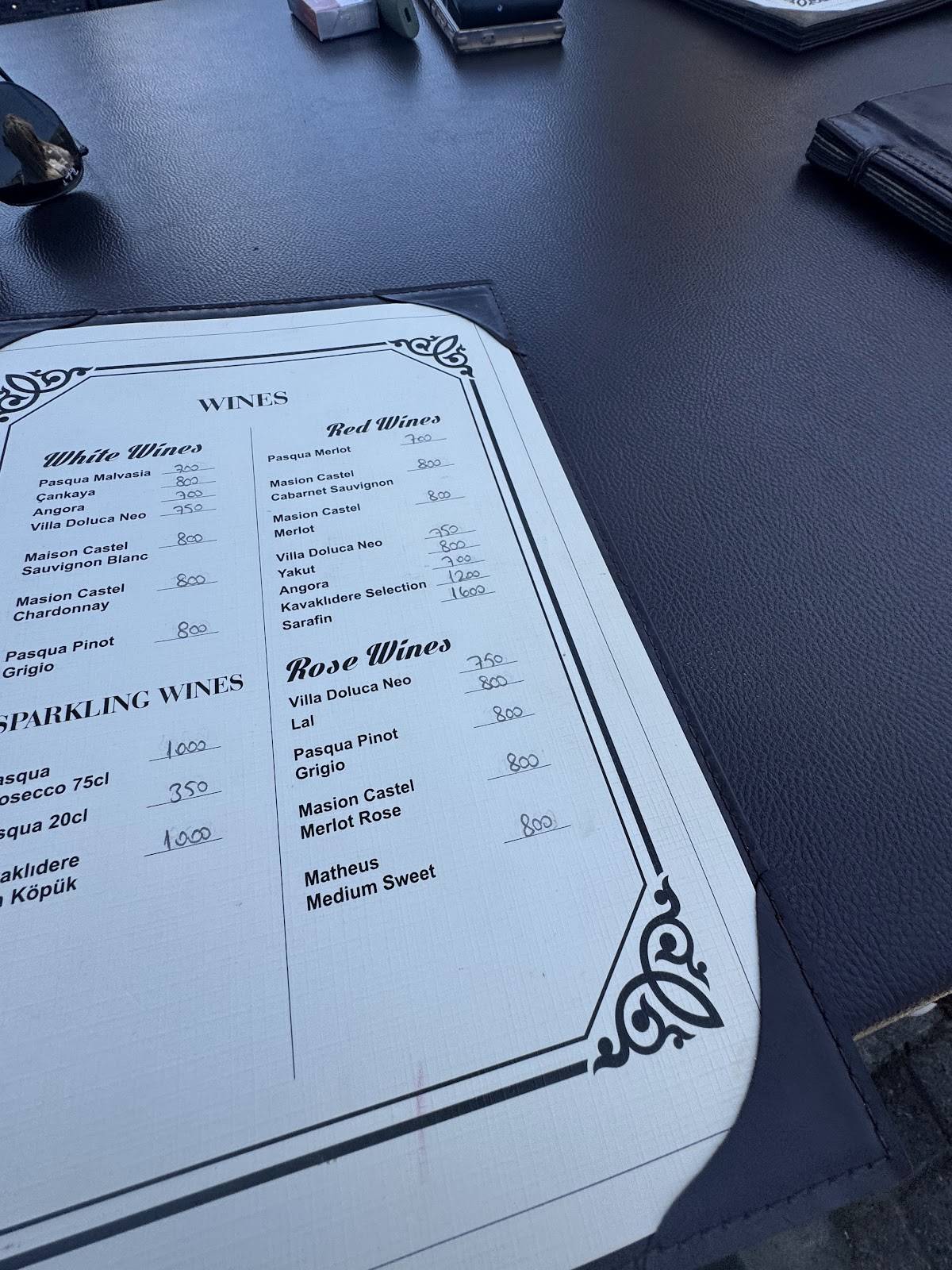 Menu at Destiny Deniz Restaurant, Karakum, Sea Side