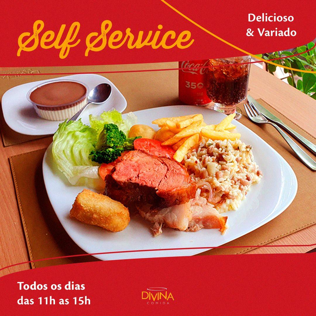 Menu at Divina Comida restaurant, Fortaleza, R. Des. Leite Albuquerque