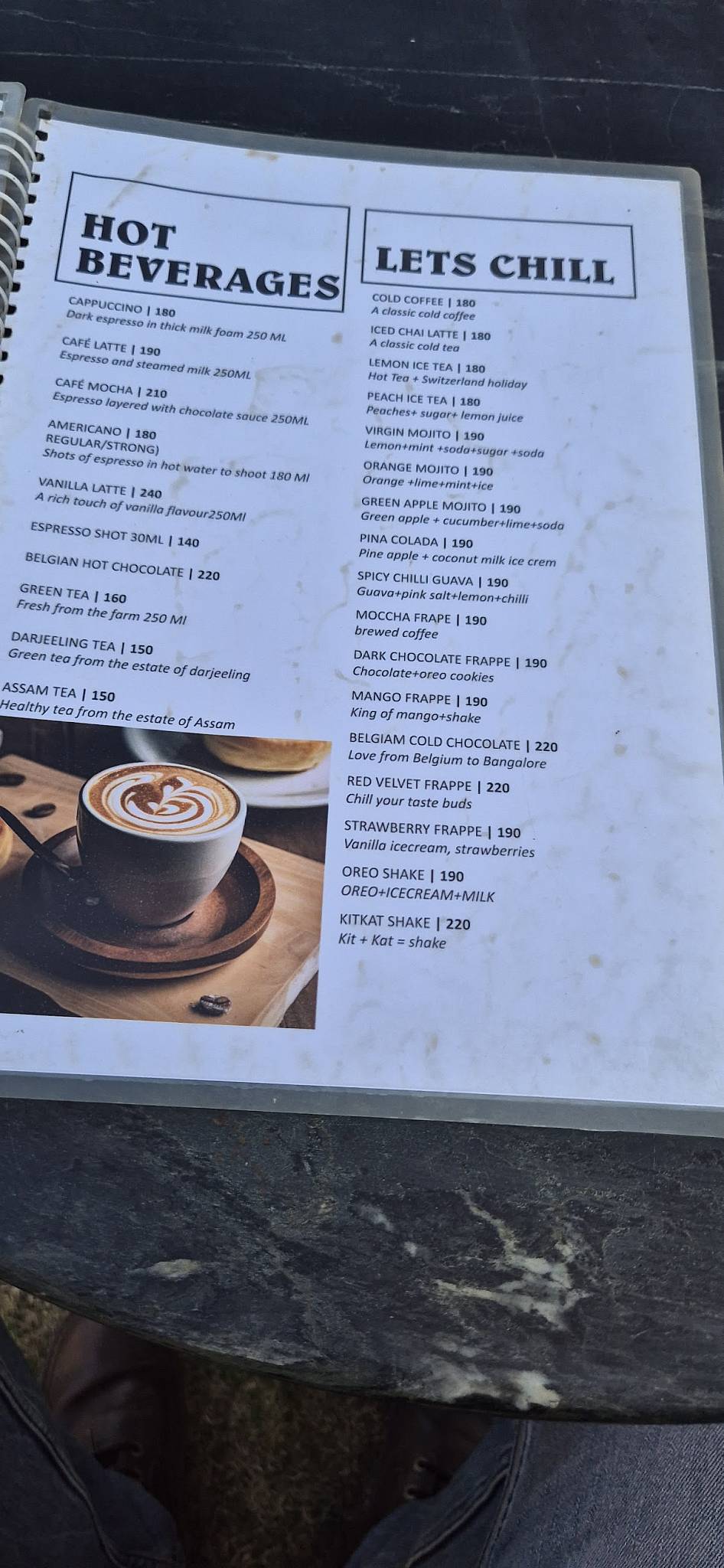 Menu at Dizzy Duck (Itasian), Bengaluru