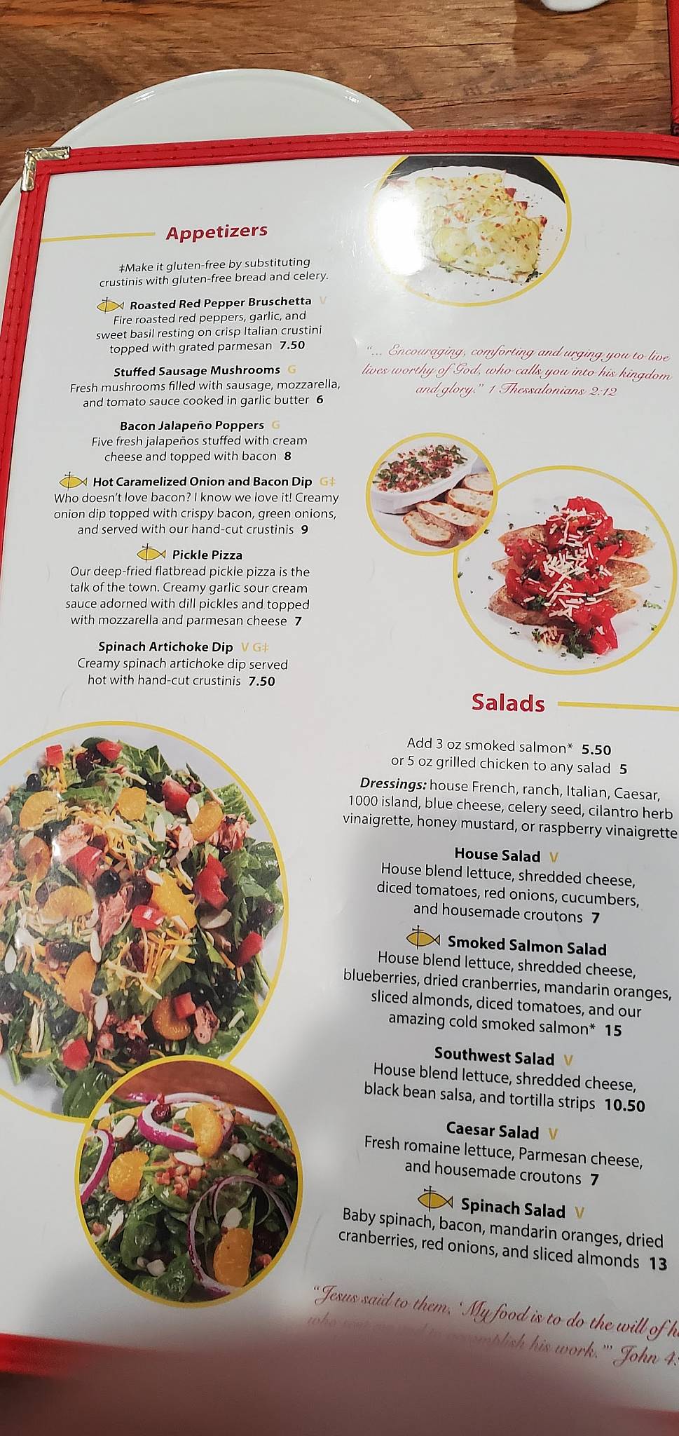 Menu at Do Good Restaurant and Ministry, Osgood, 25 Main St